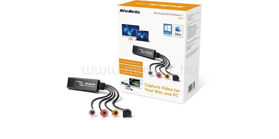 AVERMEDIA C039 DVD EZmaker 7 Digitalizáló (61C0390000AK ...