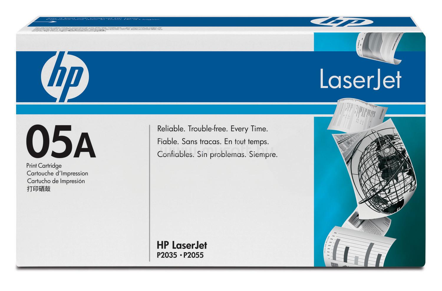 HP LaserJet CE505A Black Print Cartridge (CE505A) | Toner | nyomtató ...