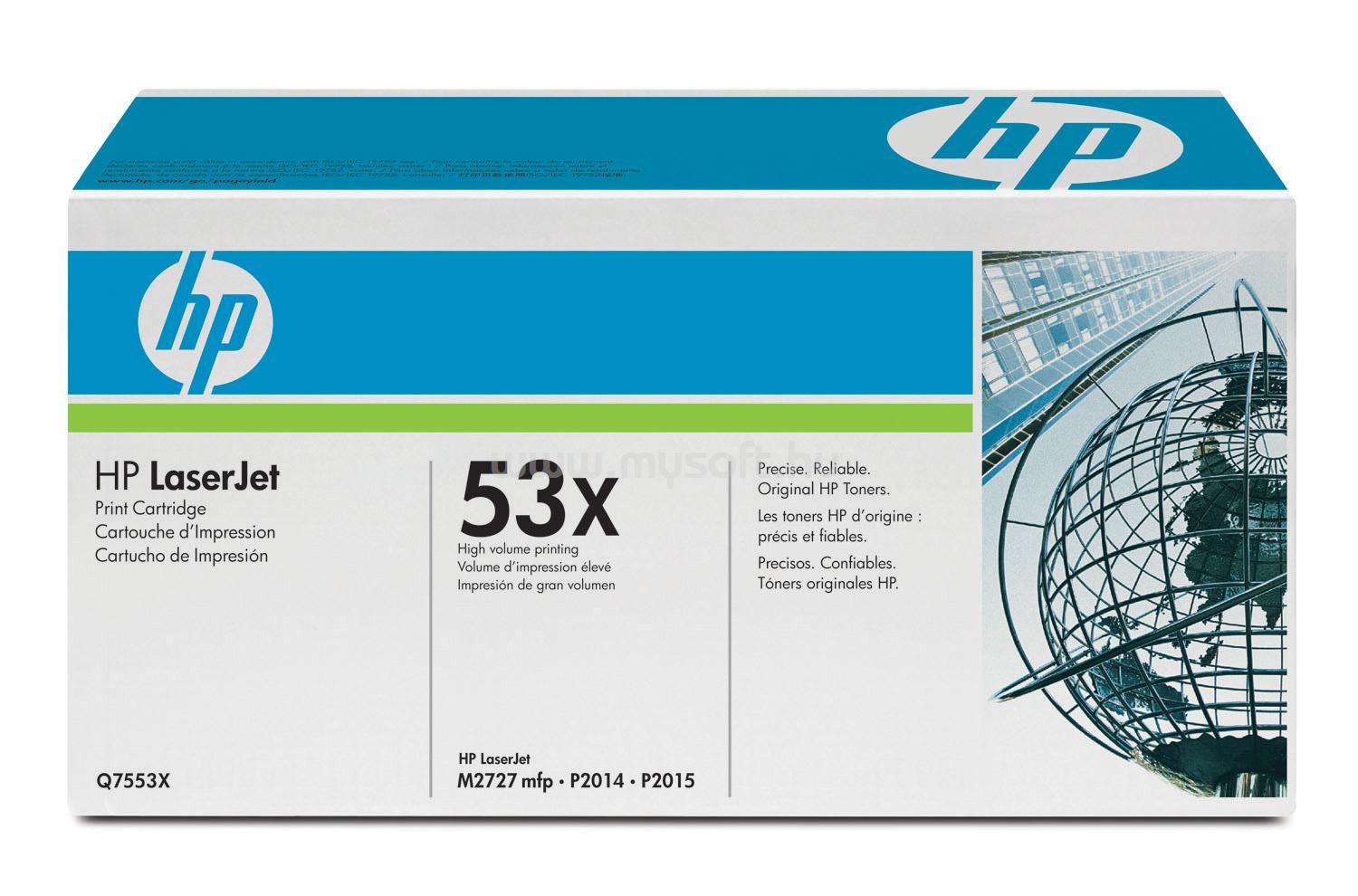 HP LaserJet Q7553X Black Print Cartridge (Q7553X) | toner | nyomtató ...