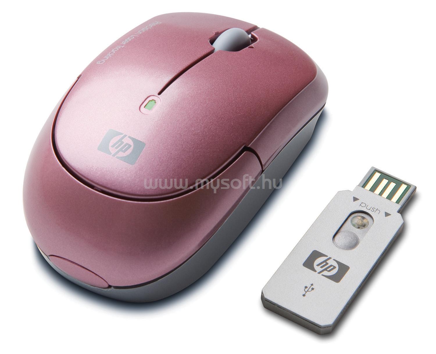 HP Pink Wireless Laser Mini Mouse (KJ453AA) | egér > vezeték nélküli ...