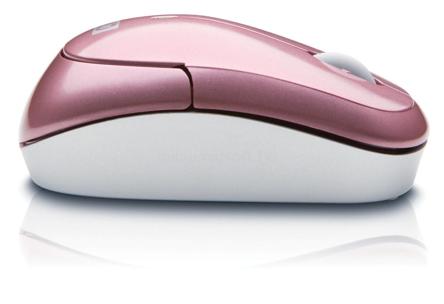 HP Pink Wireless Laser Mini Mouse (KJ453AA) | egér > vezeték nélküli ...