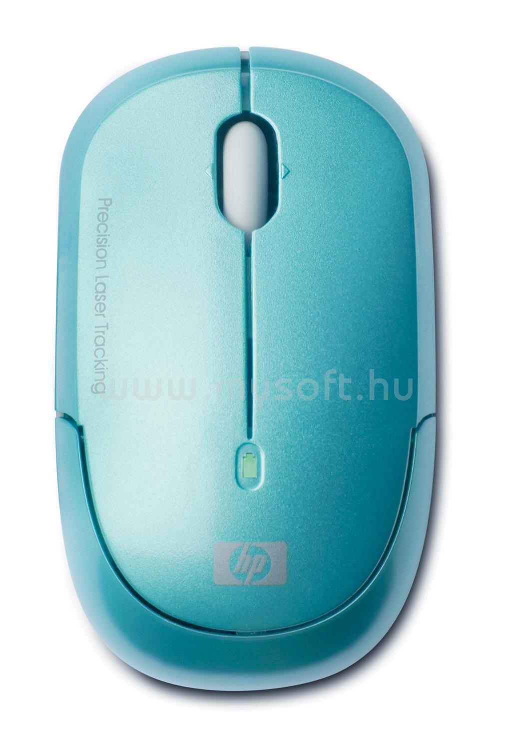 HP Turquoise Wireless Laser Mini Mouse (KS736AA) | egér > vezeték ...