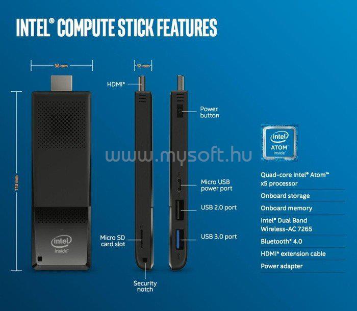 INTEL Compute Stick STK1A32SC (BLKSTK1A32SC) | compute stick | pc ...