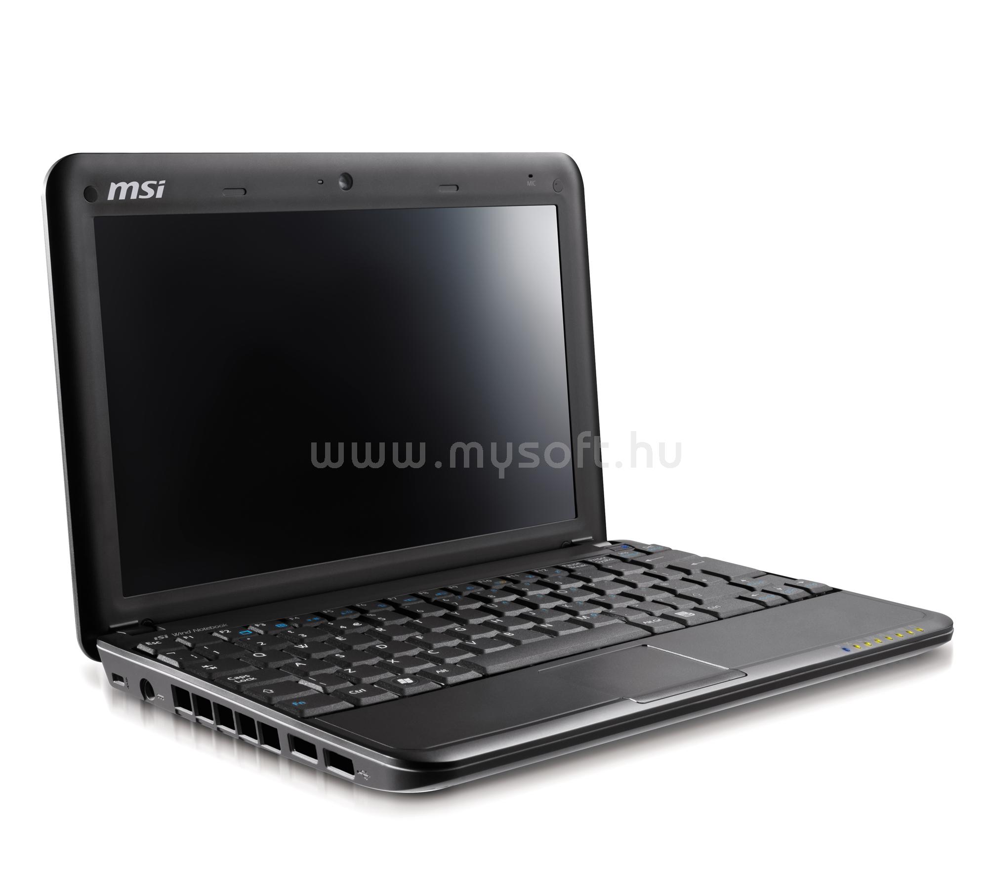 MSI Wind U100 (Empire Black) (U100-0W5HU) | | notebook | mysoft.hu