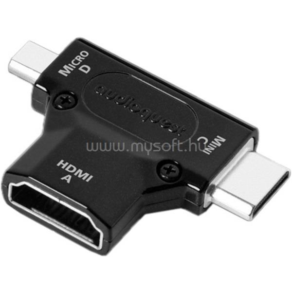 AUDIOQUEST HDMACDAD HDMI Type A - Mini Type C/Micro Type D adapter ...