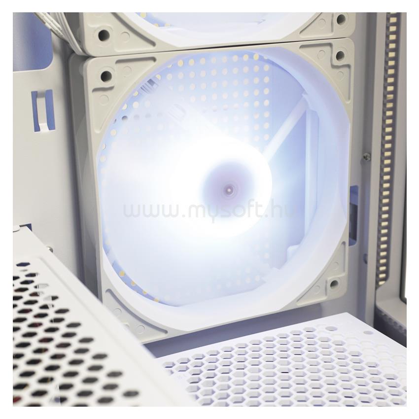 LC POWER LC-806W-ON Crosswind_X fehér (táp nélküli) ablakos ATX ház (LC ...