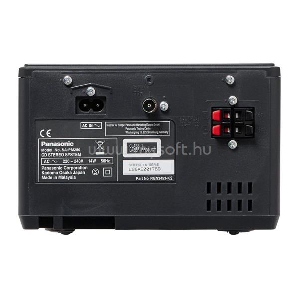 PANASONIC SC-PM250EC-S Mikro Hifi (ezüst) (SC-PM250EC-S) | hi-fi ...