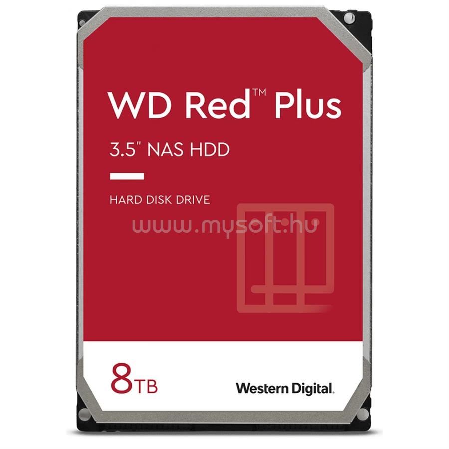 WESTERN DIGITAL HDD 8TB 3.5" SATA 5640RPM 128MB RED PLUS NAS (WD80EFZZ ...