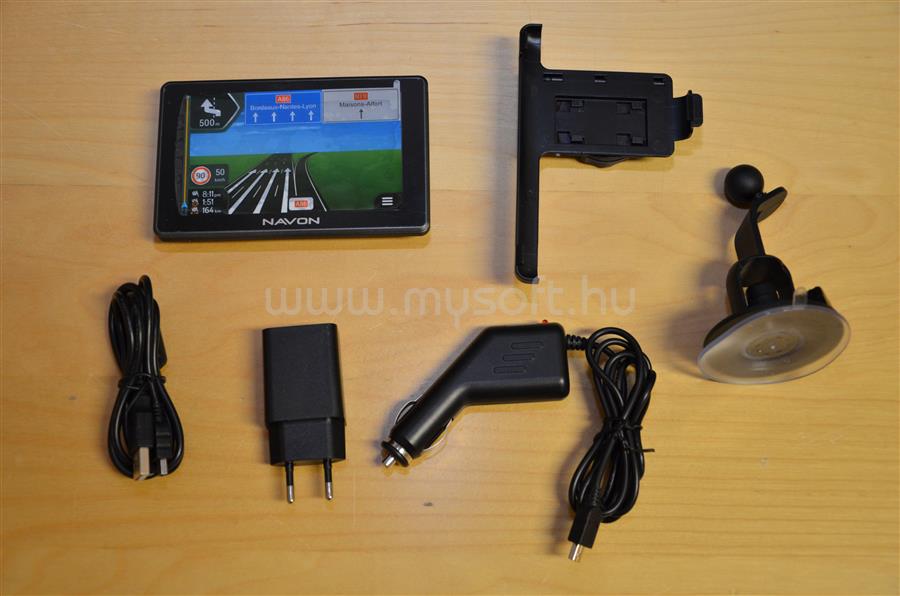 NAVON A520 Android 5" iGO Primo NextGen Európa (47 ország) térképpel GPS navigáció (NAVA520FEULT ...